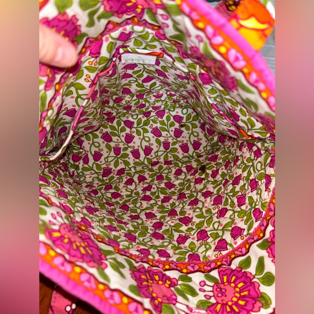 Vera Bradley Convertible Lilli Bell Tote Floral Pink … - Gem